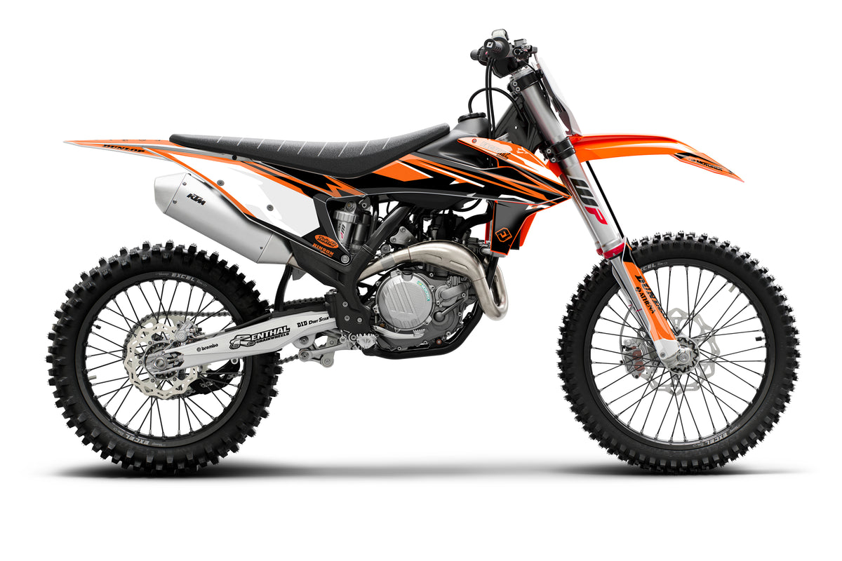 Pro Team Series Five Design Complete Custom Kit- KTM – Flu Designs